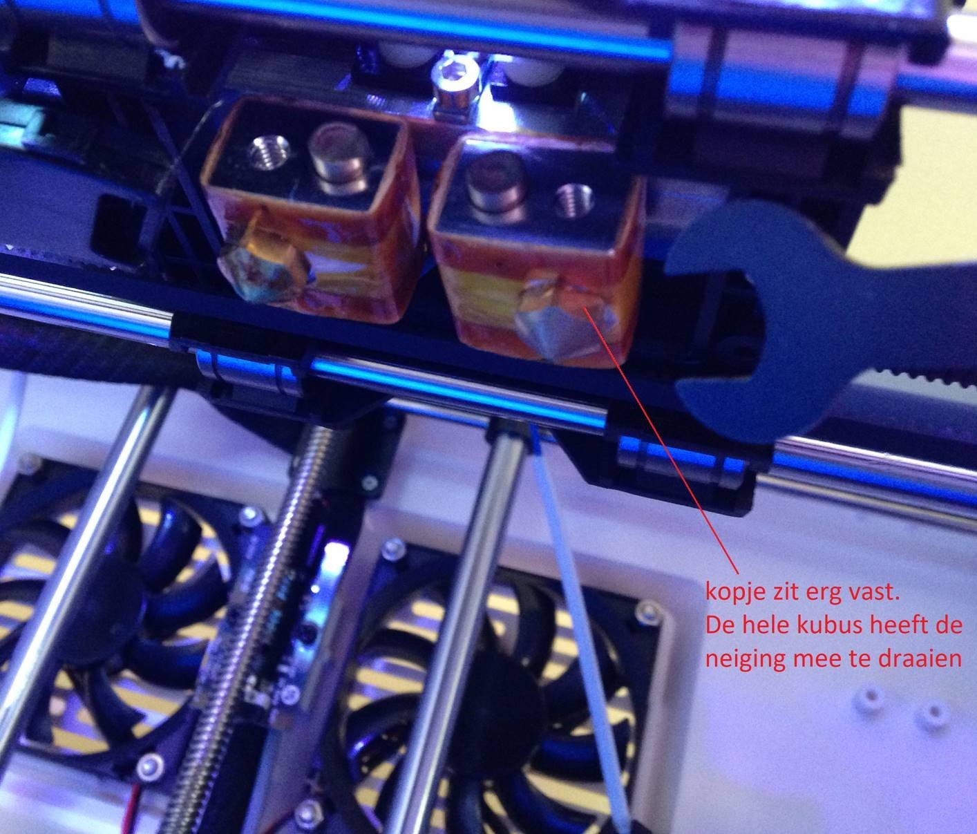 Nozzle vervangen bij Flashforge 3D-printer - 3Dfilamentshop